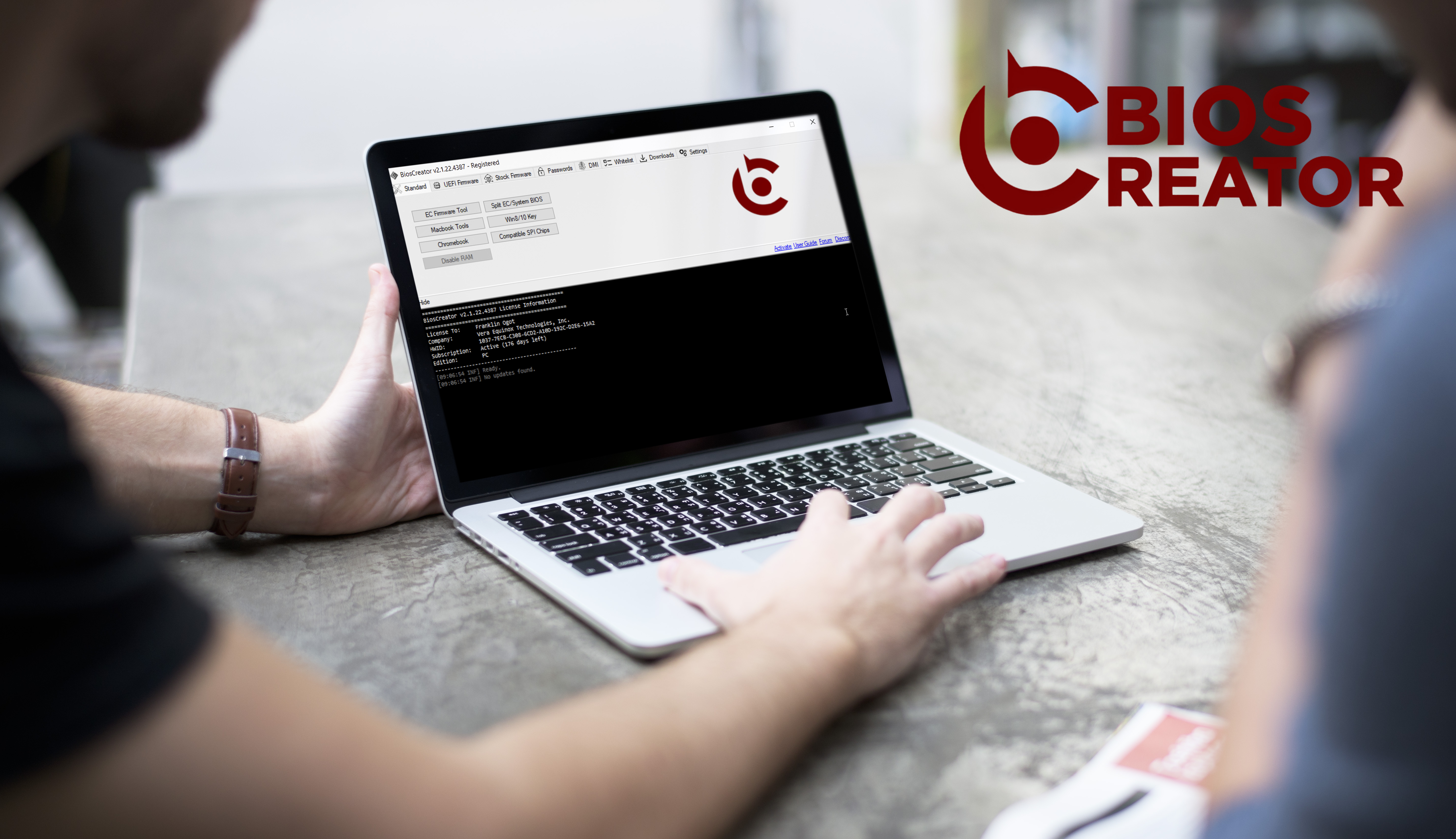 BiosCreator - An army swizzknife of Laptop Repair Technicians